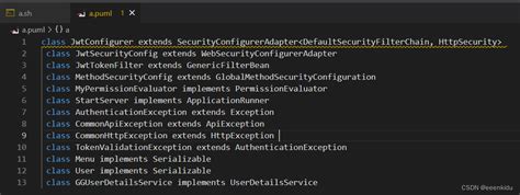 Vscode Plantuml Java Uml Springboot Uml Springboot