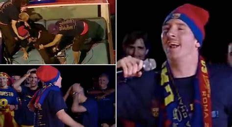 ¿lionel Messi Borracho El Día Que El Argentino Celebró Ebrio Con Barcelona