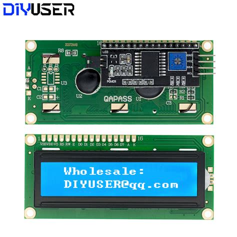 LCD1602 1602 LCD Module Blue Yellow Green Screen 16x2 Character LCD