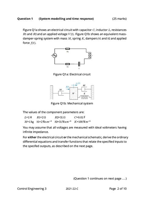 Solved Figure Q1a Shows An Electrical Circuit With Capacitor
