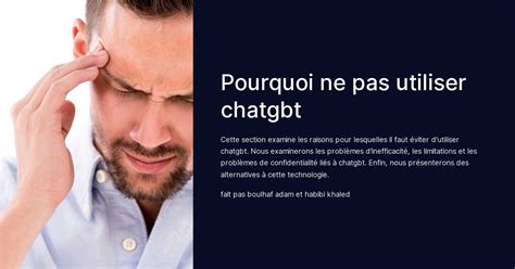 Pourquoi Ne Pas Utiliser Chatgbt