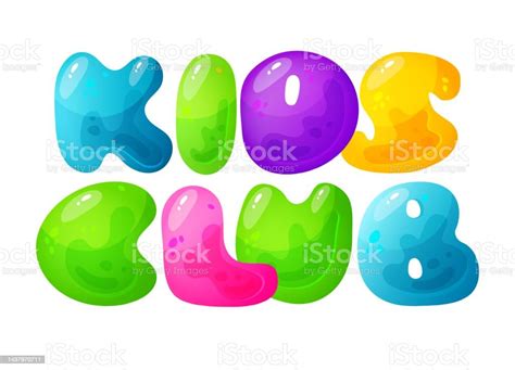 키즈 존 벡터 만화 배너 어린이 놀이방 장식을위한 다채로운 편지 어린이 게임룸 에 대한 표지판 키즈 존 과 파티 룸 게임 교육 재미있는 영역 디자인 벡터 그림입니다 0명에