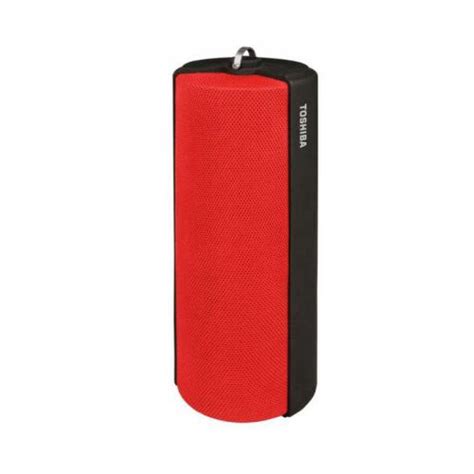 Toshiba Bluetooth Fabric Speaker Red Exr8totywsp70r Speakers