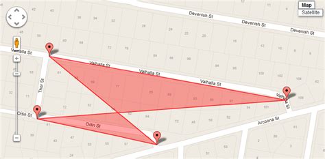 Javascript Google Maps Api Drawing Polygon With Collection Of Markers