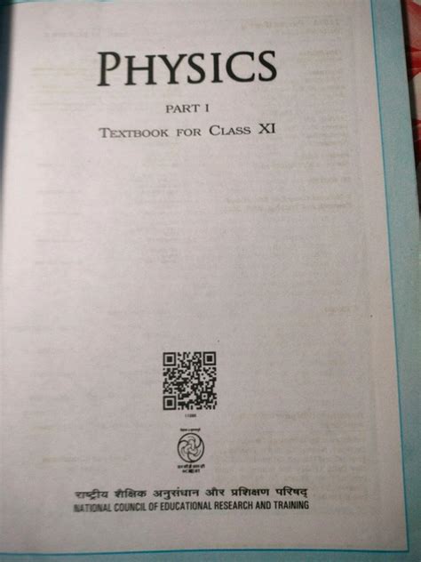 Ncert Class 11 Physics Part I
