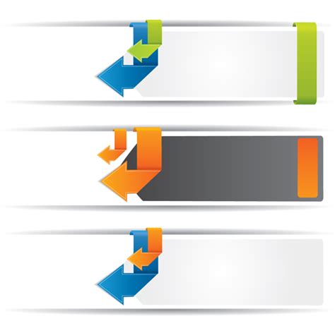 Arrow Banner Creative Vector Free Download