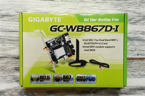 Gigabyte GC WB867D I Wifi Bluetooth PCI Card 5giay