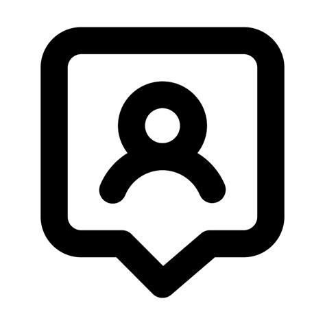 Chat Bubble User Free Vector Icons On Creazilla