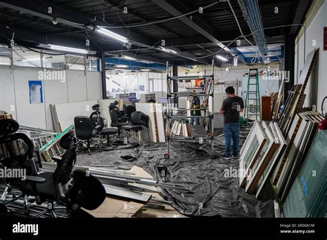 Office Remodeling Inside Office Demolished Office Interior Renovation For New Cowering Office