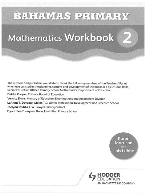 Bahamas Primary Maths Workbook 2 Answers Pdf
