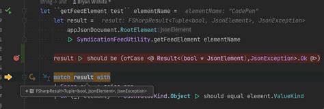 Result Should Be OfCase Throws Exception At Runtime Issue
