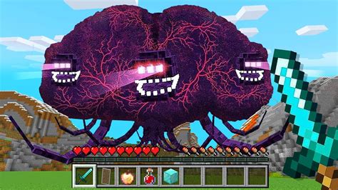 I Spawn Wither Storm First Time In Minecraft Survival Youtube