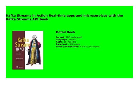 kafka streams in action real time apps and microservices with the kafka