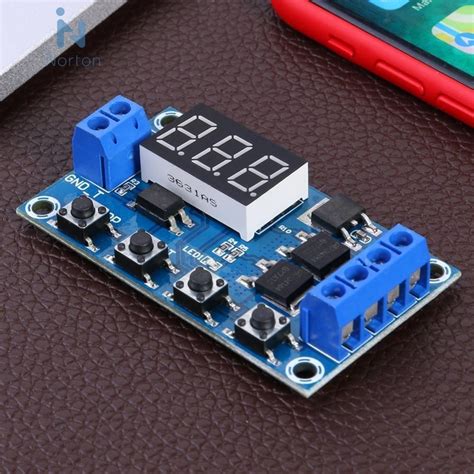 Dc12v 24v Dual Mos Time Delay Trigger Cycle Timer Control Module Woptocoupler Nortonsph