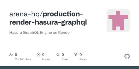 Github Arena Hq Production Render Hasura Graphql Hasura Graphql