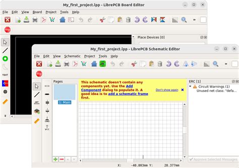 Create A PCB Project LibrePCB Documentation