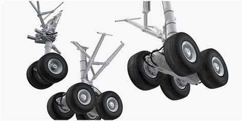 3d Model Boeing 787 Landing Gears Turbosquid 1485577