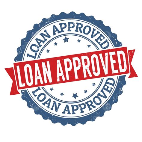 Loan Approved Grunge Rubber Stamp Application Paper Imprint Vector