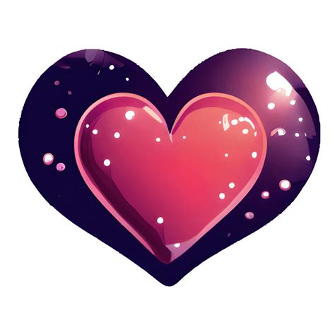 Digital Heart Sticker · Creative Fabrica