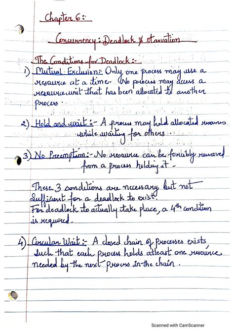 CS 630 OS Chapter 6 Notes CS 630 Studocu