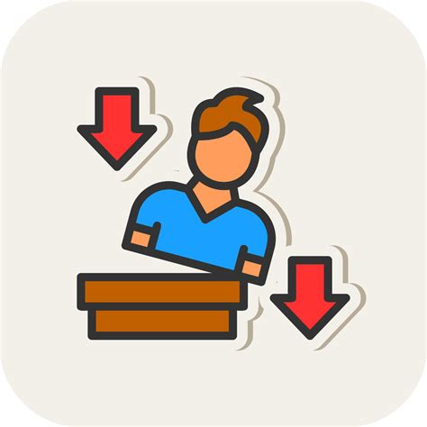 Falling Vector Icon Design 21075047 Vector Art At Vecteezy