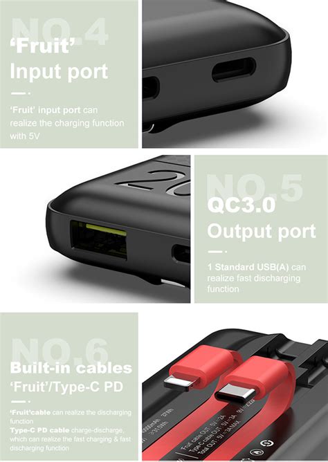 PINENG PN 852PD 10000mAh Power Bank With Quick Charge 3 0 PD 3 0 And