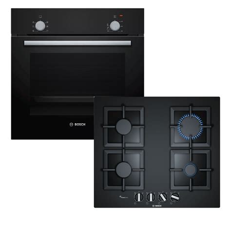 Bosch 60cm Gas Hob And Electric Oven Combo Ppp6a6b20z And Hbf010ba0z