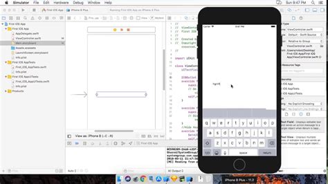 How To Hide Keyboard In Ios Xcode 92 Youtube
