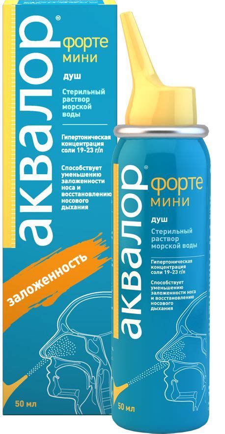 Аквалор від закладеності носа, нежитю і гаймориту: інструкція із ...