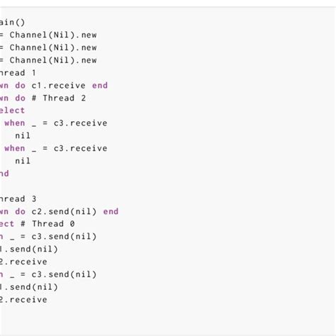 A Generated Program That Deadlocks In Crystal Download Scientific Diagram