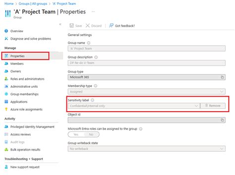 Assign Sensitivity Labels To Groups Microsoft Entra Id Microsoft Learn