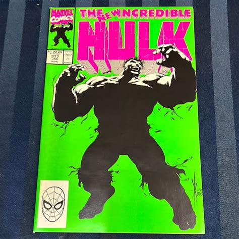 Incredible Hulk 377 Negative Cover Vfnm East Bay Comics