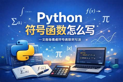 Python符号函数怎么写 Python符号函数怎么写