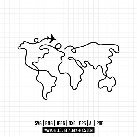 Cod58 Travel Svg Mapamundi Svg Plane Svg World Map Svg World Map