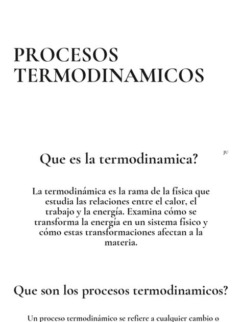 Procesos Termodinamicos Pdf