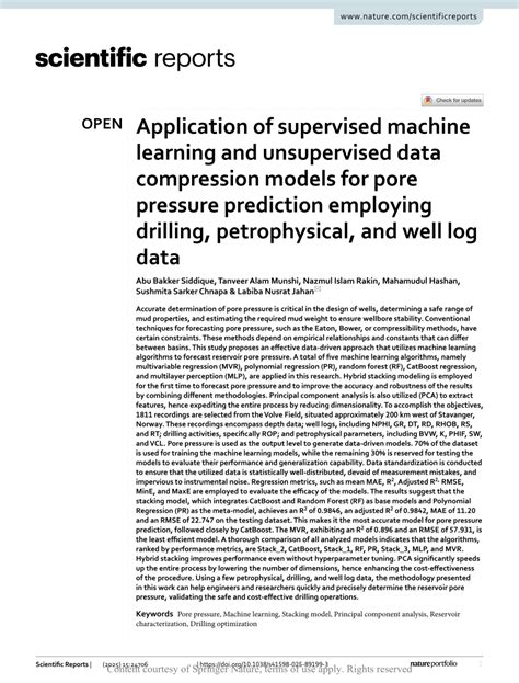 Pdf Application Of Supervised Machine Learning And Unsupervised Data