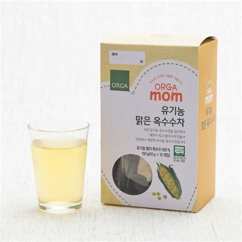 유기농 맑은 옥수수차 150g 10g 15ea 배민스토어