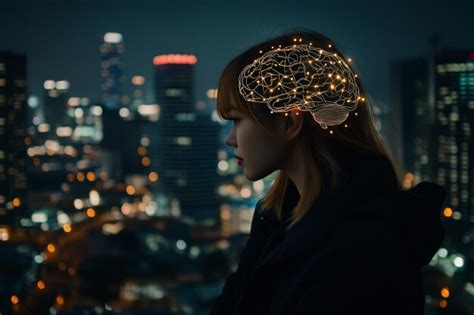 Neuroprosthetics Neurocognitive Model And Synaptic Activity Woman With