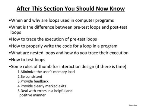 Cpsc 231 Loops In Python In This Section Of Notes You Will Learn How
