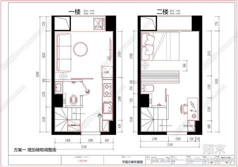 Loft公寓装修施工图下载【id1139808989】知末案例馆