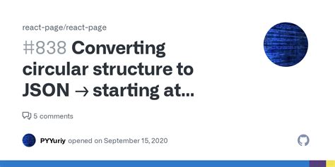 Converting Circular Structure To Json Starting At Object With Constructor Innerloadable