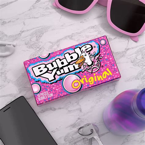 Bubble Yum Original Flavor Chewy Big Bubble Gum Pack 282oz 80g