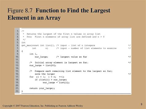 Chapter 8 Arrays Problem Solving And Program Design In C 5th Edition