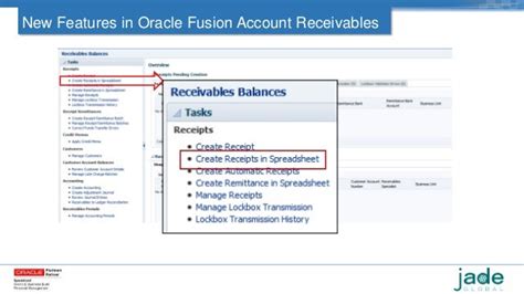 New Features In Oracle Fusion Financial Accounts Receivables And Acco…
