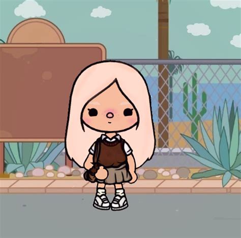Toca Life Bella🍵 Için 50 Fikir çizimler şirin çizim Baddie Makyajı