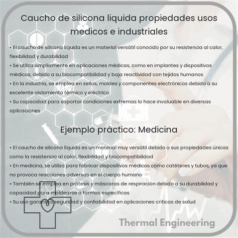 Caucho De Silicona Líquida Propiedades Usos Médicos E Industriales
