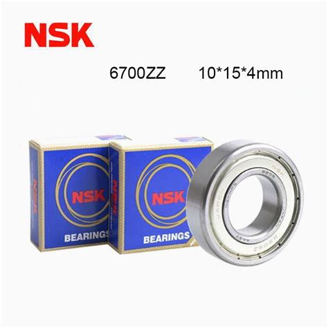 Japan Nsk 5/10pcs Abec-7 6700zz High Quality 6700z 6700 Zz Z 10x15x4 Mm ...