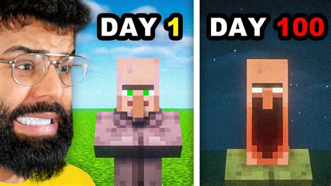 Surviving 100 Days Of Scary Minecraft Youtube