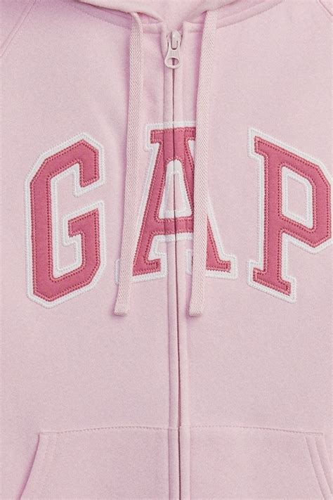 Buy Gap Pink Logo Zip Up Hoodie From Next Ireland