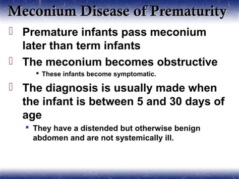 Meconium Syndrome And Short Bowel Syndrome Ppt Digestive Disorders